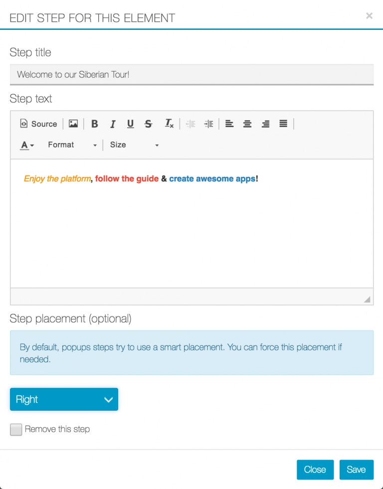 Bootstrap: Create Guided Tour of Siberian for your Users