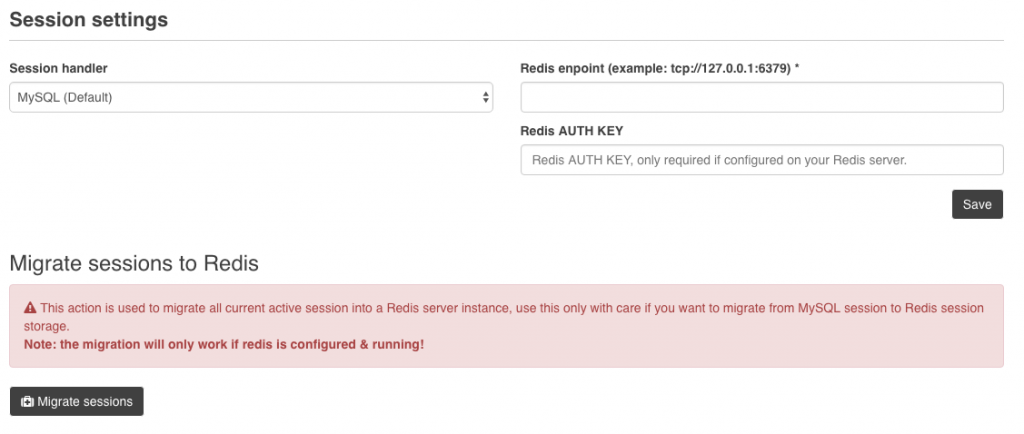 How to migrate sessions from MySQL to Redis - Siberian CMS
