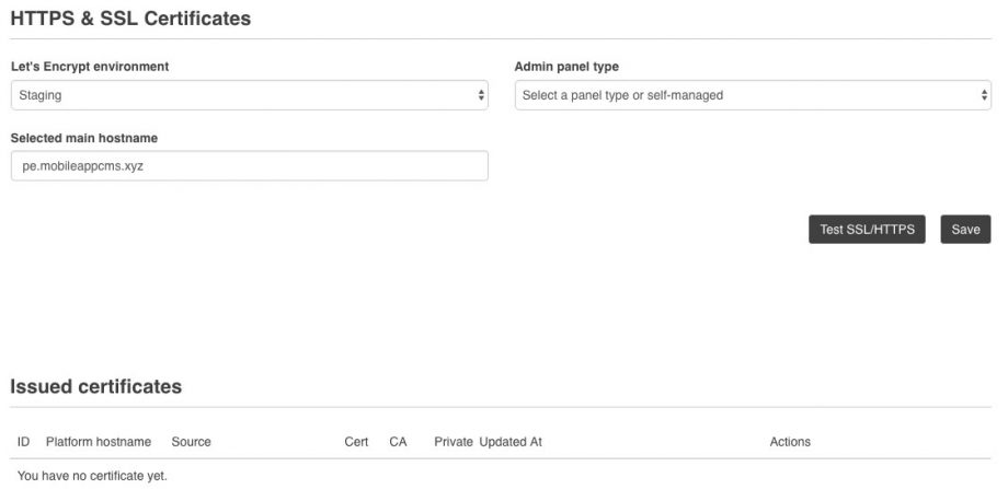 How to setup & install HTTPS / SSL Certificate - Siberian CMS