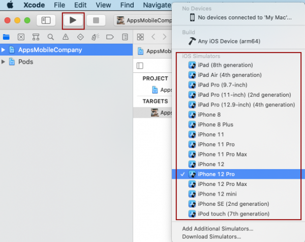 How to compile manually iOS apps? - Siberian CMS