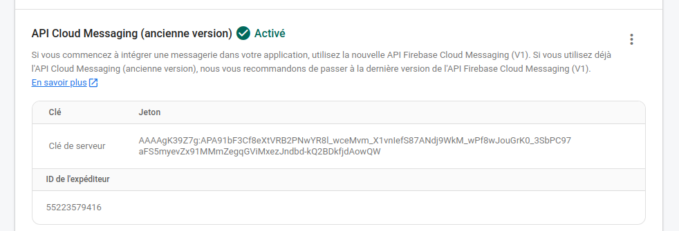 OneSignal push configuration - Siberian CMS